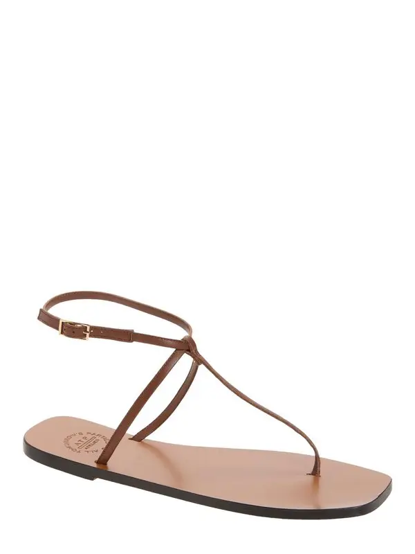ATP ATELIER Alassio Ankle Strap Sandal - Cannella