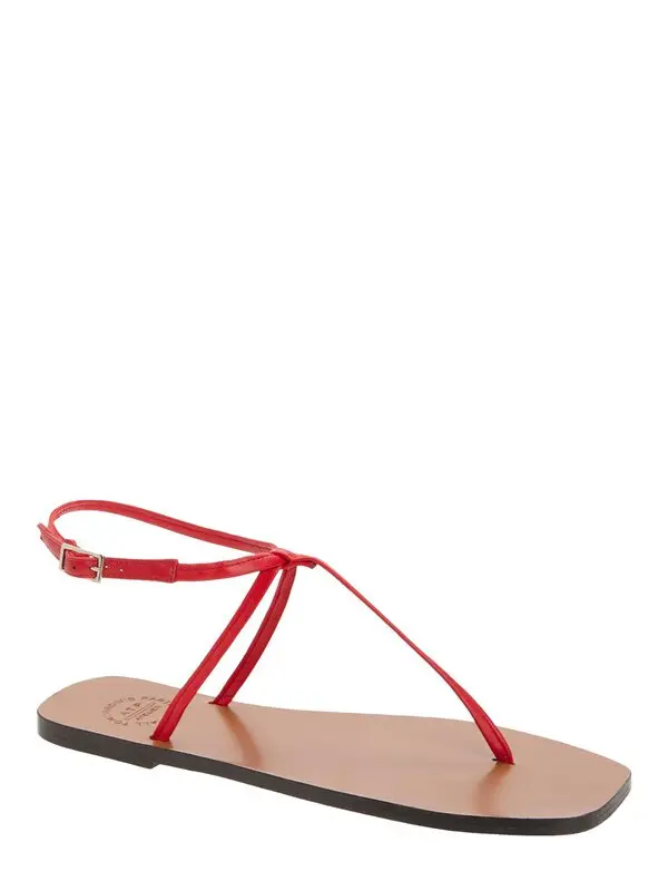 ATP ATELIER Alassio Ankle Strap Sandal - Melograno