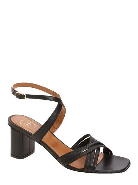 ATP ATELIER Ledro Ankle Strap Sandal - Black