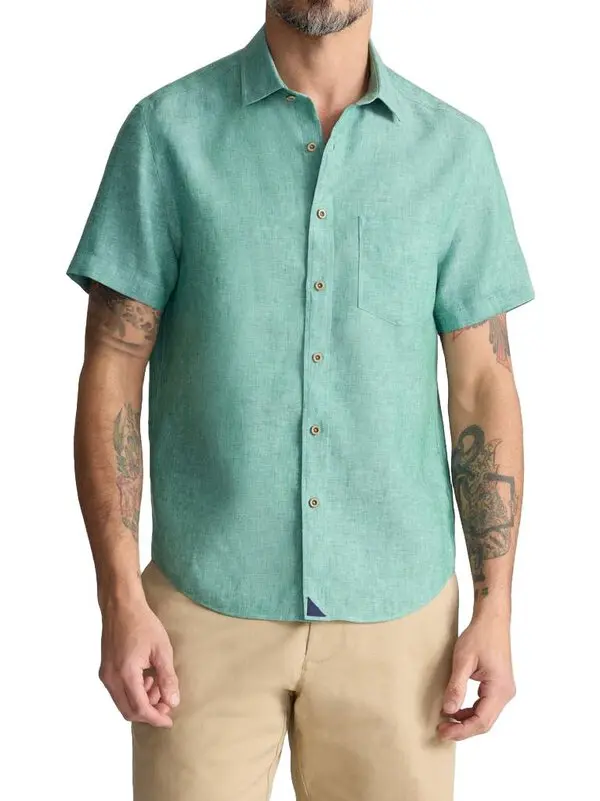 UNTUCKIT Cameron Solid Wrinkle Resistant Linen Button-up Shirt - Amazon