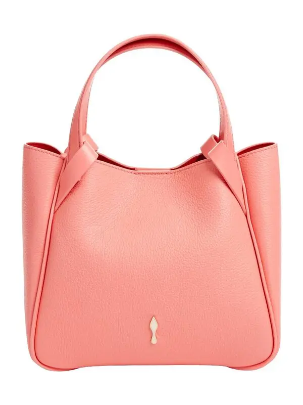 CHRISTIAN LOUBOUTIN Mini Bettina Leather Tote - 9136 Grapefruit