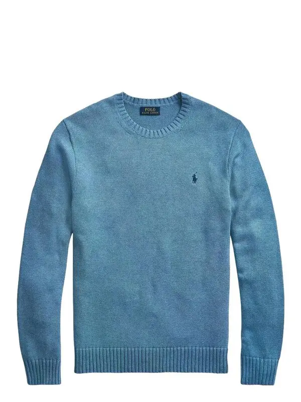 Polo Ralph Lauren Embroidered Logo Sweater - Blue