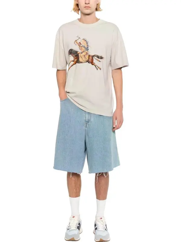 MELT Graphic-printed T-shirt - Neutrals