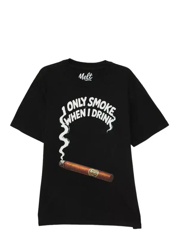 MELT Graphic-printed T-shirt - Black