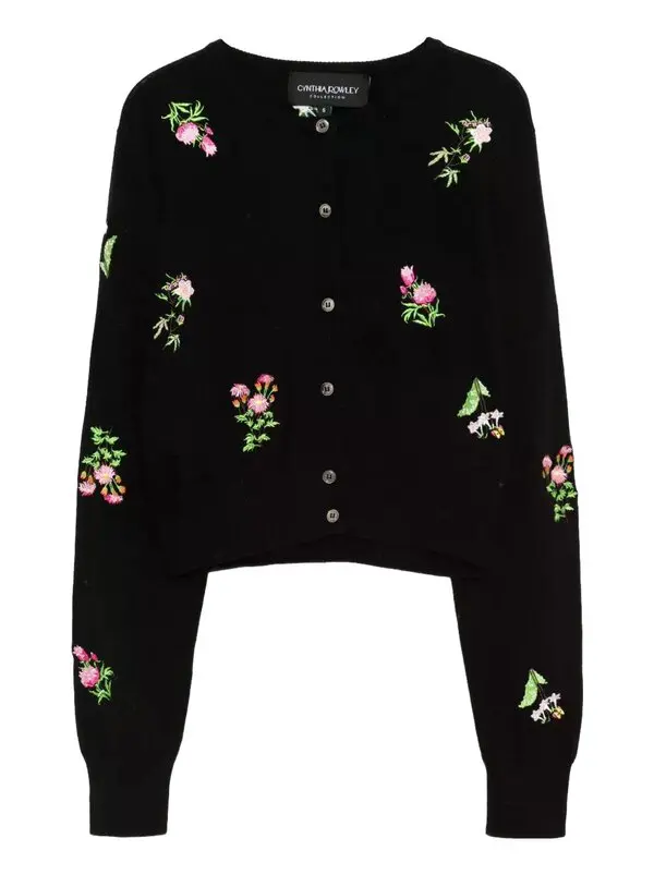 Cynthia Rowley Forget Me Not Cardigan - Black