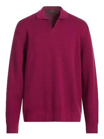 ZANONE Garnet Virgin Wool Sweater - Red