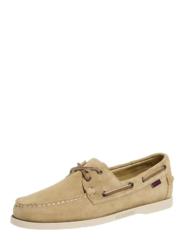 SEBAGO Portland Suede Boat Shoes - Beige Paint