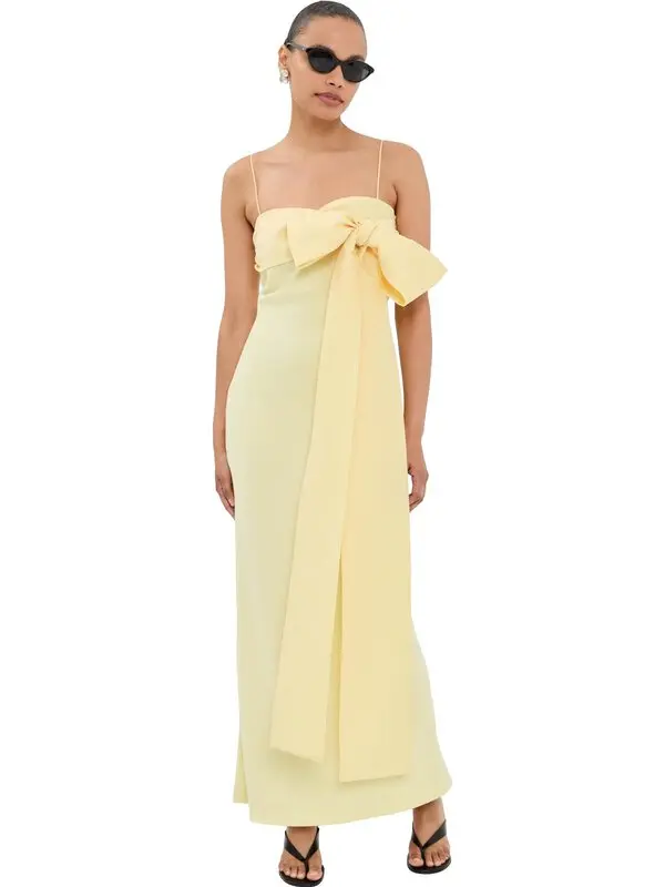 Bernadette Bart Dress - Soft Yellow