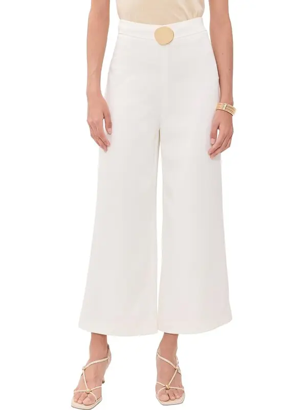 Alexis Spargi Pants With Gold-tone Accent - Ivory