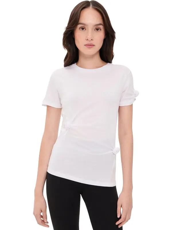 Helmut Lang Knot Detail T-shirt - White