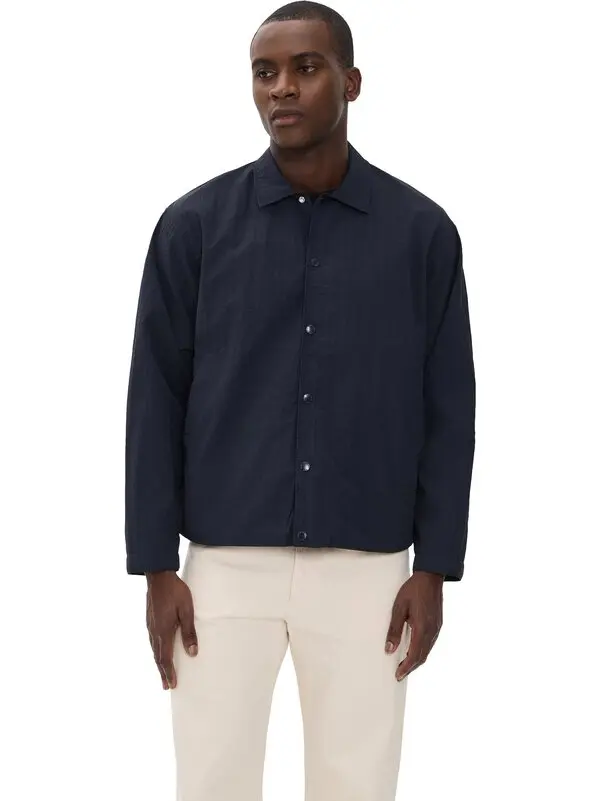 Nn07 Lightweight Technical Weave Jacket - Deep Navy