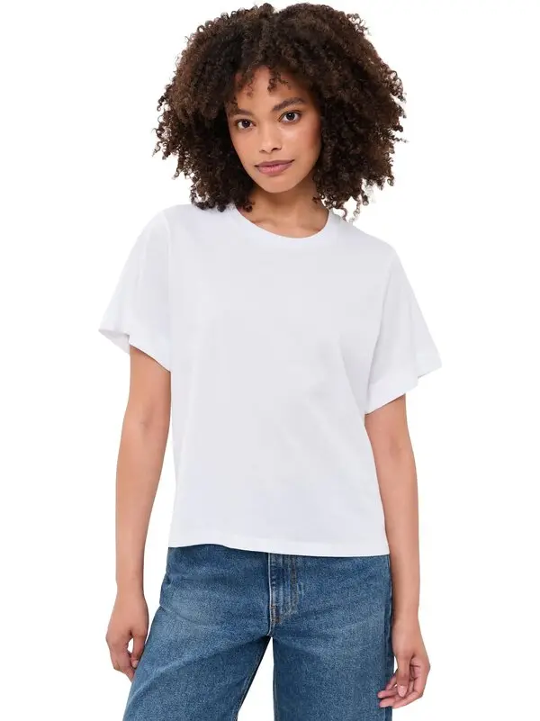 A.L.C. Kari Cotton T-shirt - White