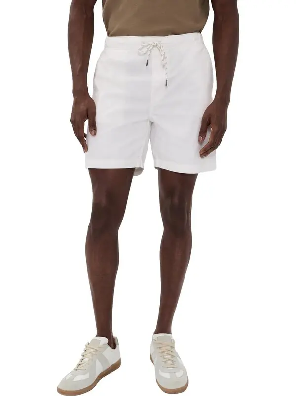 Faherty Brand Essential Drawstring Shorts - Boneyard White