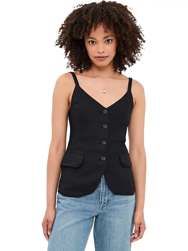 Faherty Brand Sun Strider Milo Vest - Black