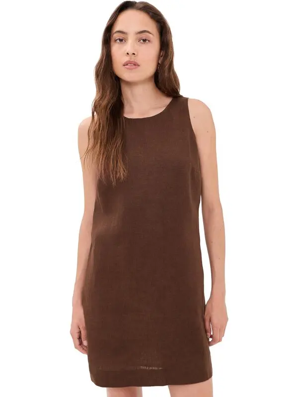 Rails Lindsey Mini Dress - Espresso