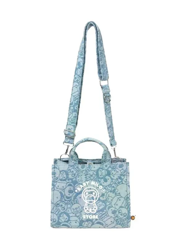 A BATHING APE Baby Milo® Store Crossbody Bag - Blue