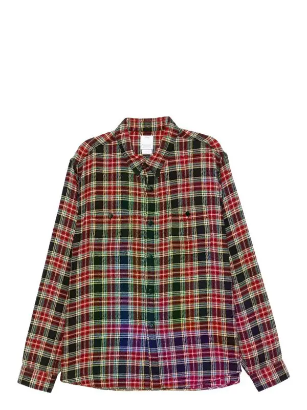 Visvim Larrikan Check Shirt - Red