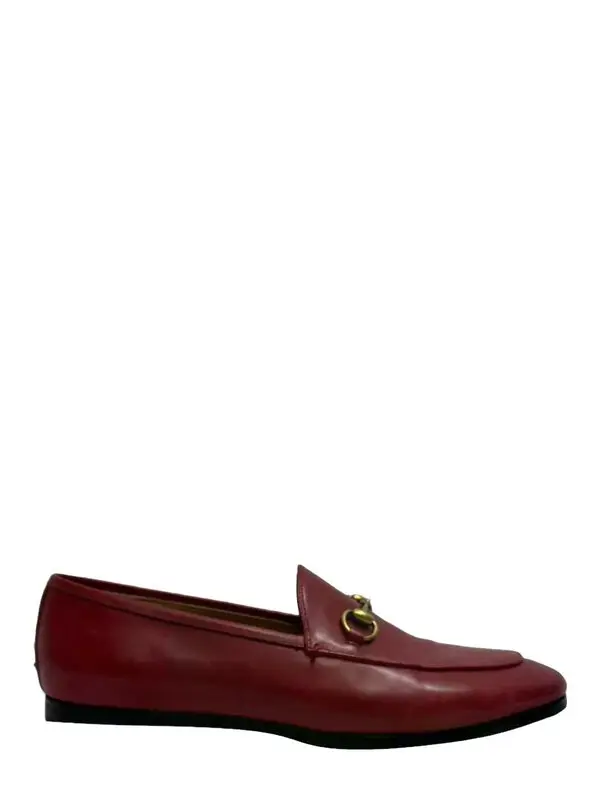 Gucci Jordaan Horsebit Loafers - Red