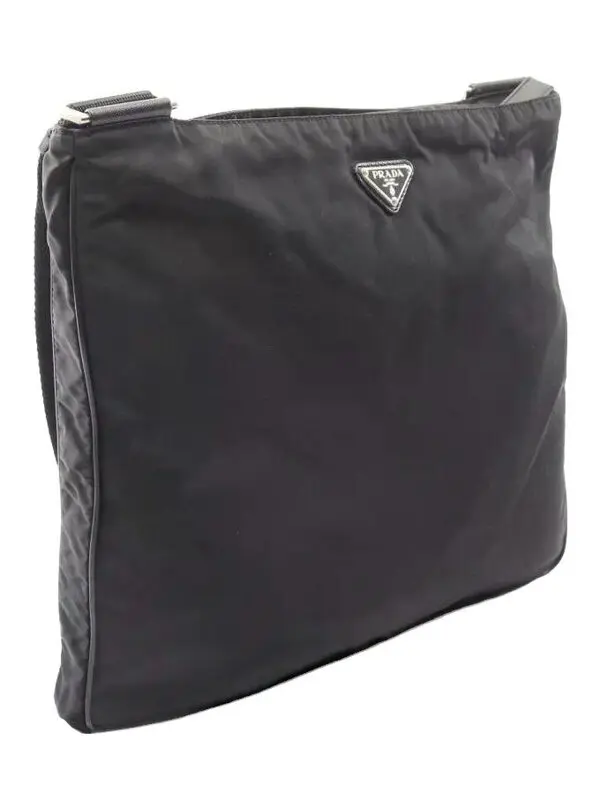 Prada Saffiano Leather Shoulder Bag - Black