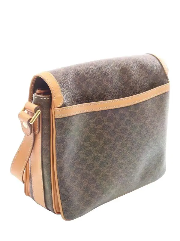 Celine Macadam Crossbody Bag - Brown