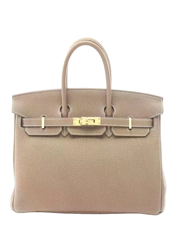 Hermès 25 Birkin Tote Bag - Grey