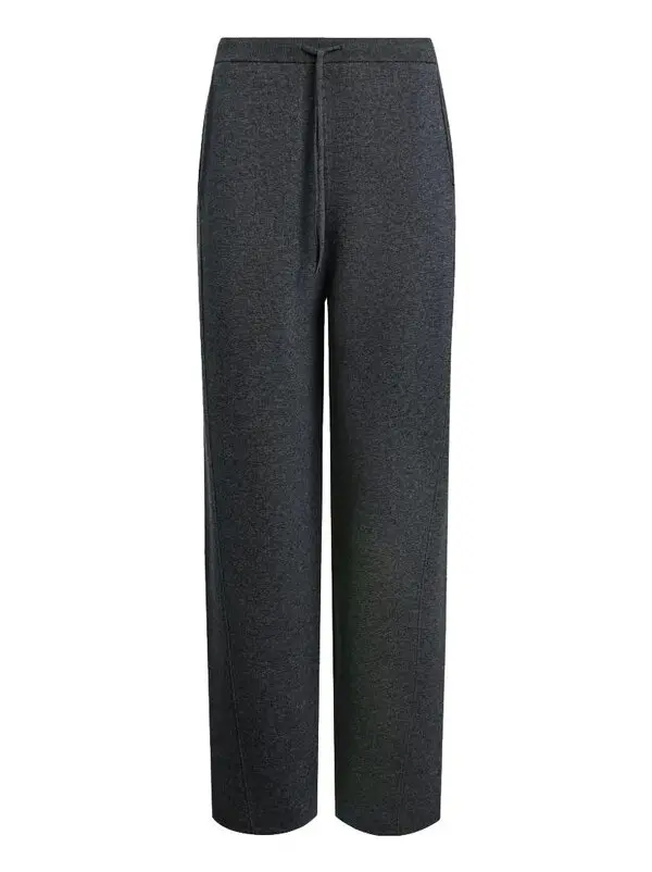 12 STOREEZ Tetris Drawstring Trousers - Grey