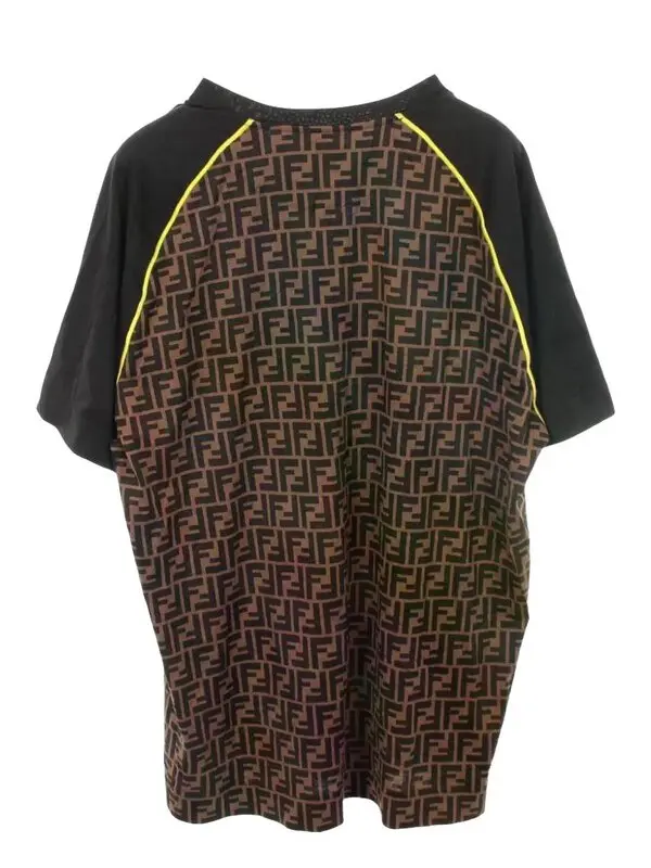 Fendi 2010s Zucca Print T-shirt - Brown