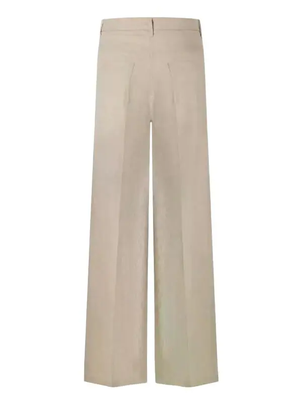 CAMBIO Adrienne Wide-leg Trousers - Neutrals