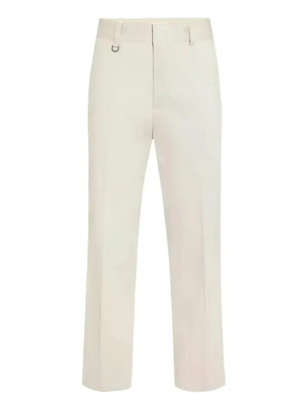 PAOLO PECORA Loose-fit Chino Trousers - Neutrals