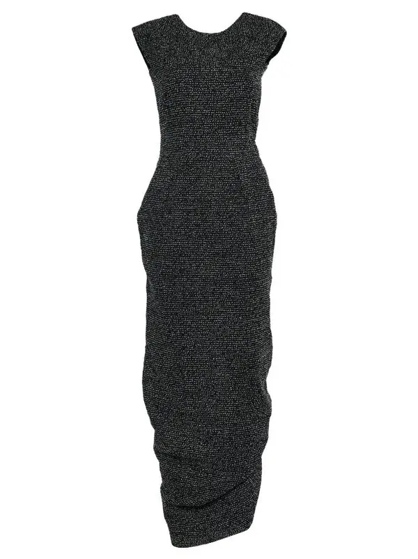 Emporio Armani Sleeveless Maxi Dress - Black
