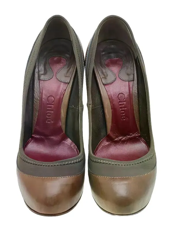 Chloé Beckie Platform Pumps - Brown
