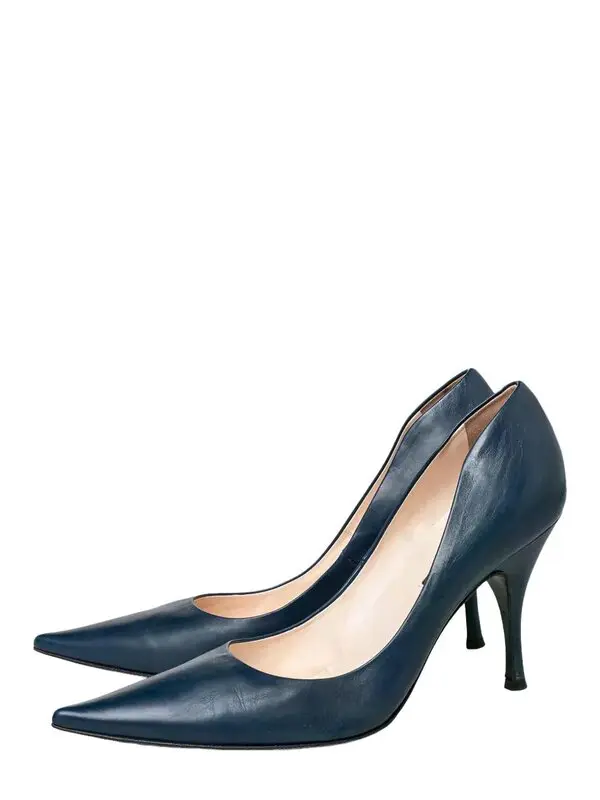 SERGIO ROSSI 130mm Stiletto Pumps - Blue