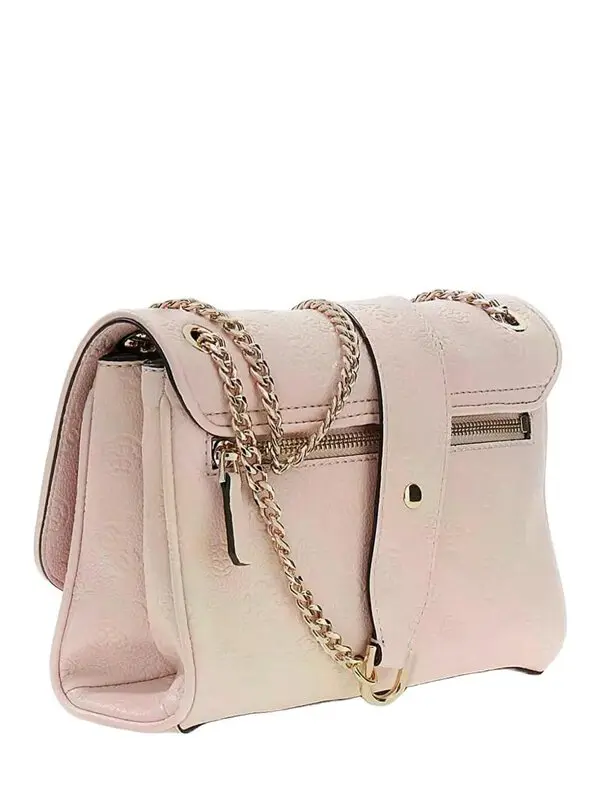 Guess Anise Logo-embossed Crossbody Bag - Pink