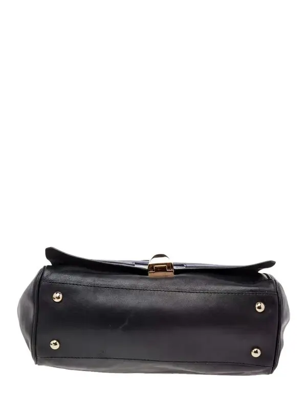 Furla Calf Leather Shoulder Bag - Blue