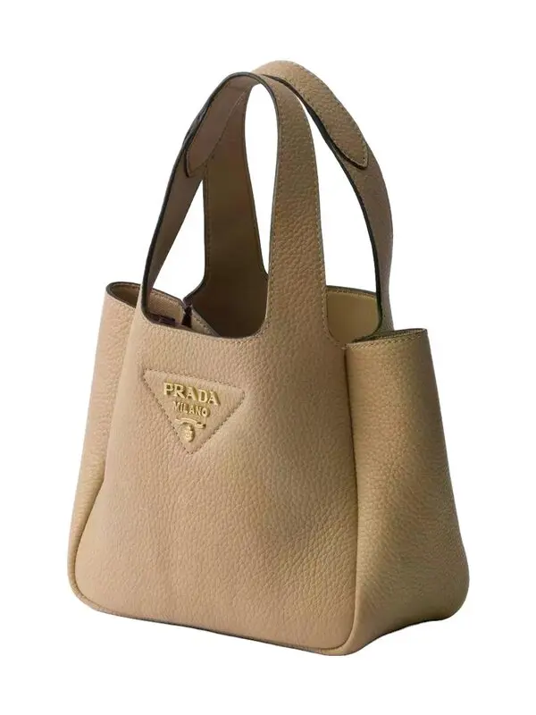 Prada Mini Leather Handbag - Neutrals