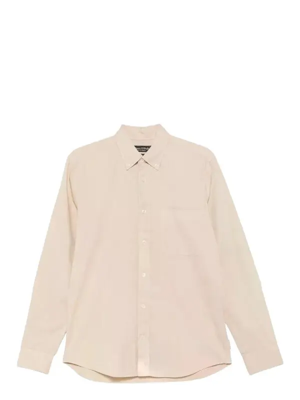 Marc O'polo Button-down Chest-pocket Shirt - Neutrals