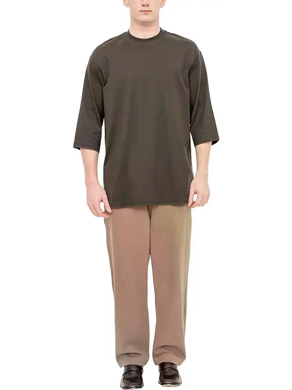 JOE CHIA Withdraw Hem T-shirt - Brown