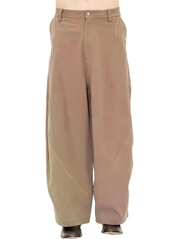 JOE CHIA Cloudfold Trace Trousers - Brown
