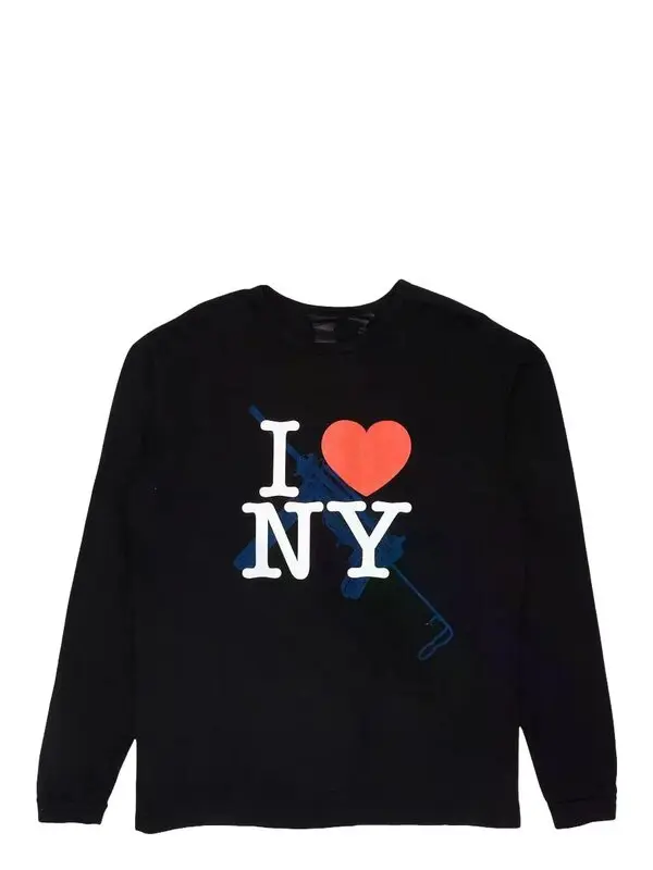 VLONE Logo-print Long-sleeve T-shirt - Black