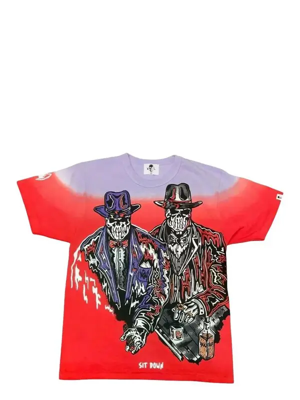 WARREN LOTAS Sit Down Graphic-print T-shirt - Red