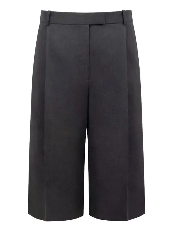 THE ARKOW Cleo Pleated Shorts - Grey