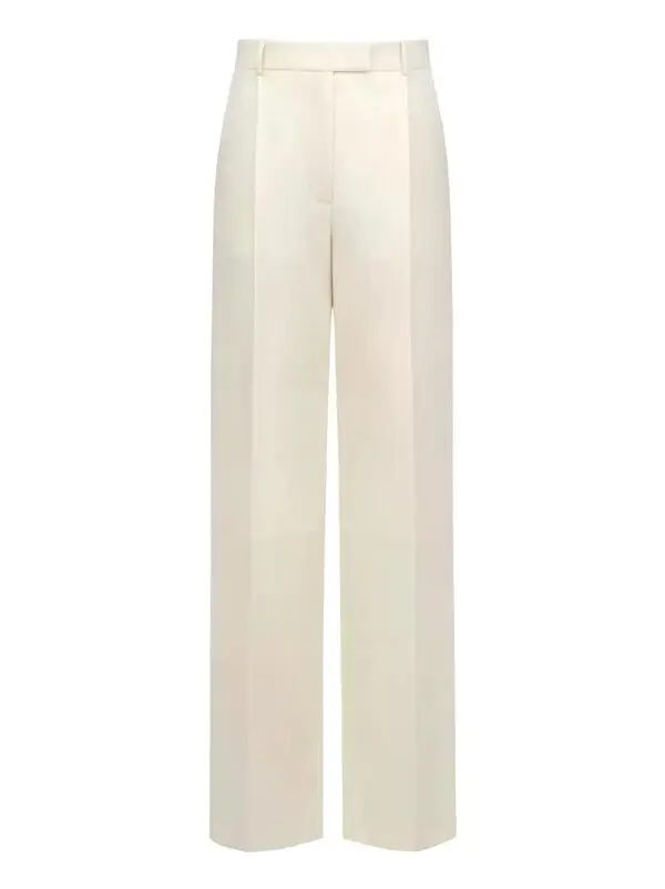 THE ARKOW Katherine Wide-leg Trousers - Neutrals