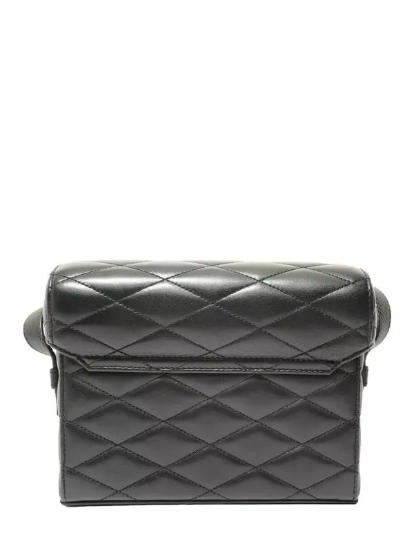 Saint Laurent Cassandre Shoulder Bag - Black