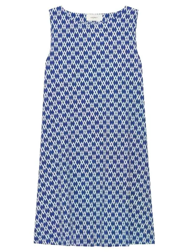 Malìparmi Diamond Glow Patterned Mini Dress - Blue