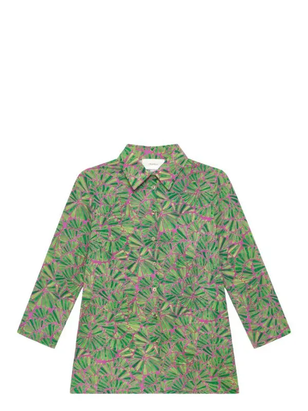 Malìparmi Shell-print Shirt - Green