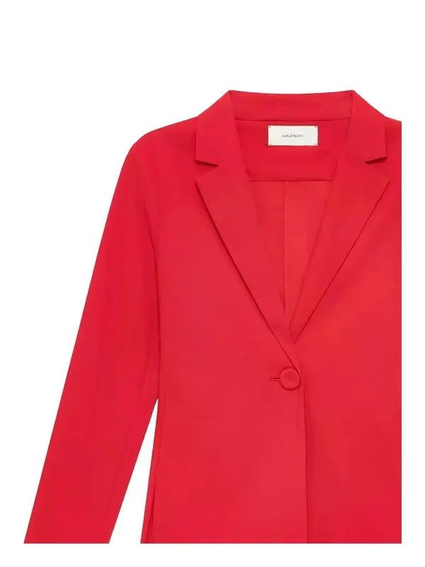 Malìparmi Single-breasted Blazer With Notched Lapels - Red