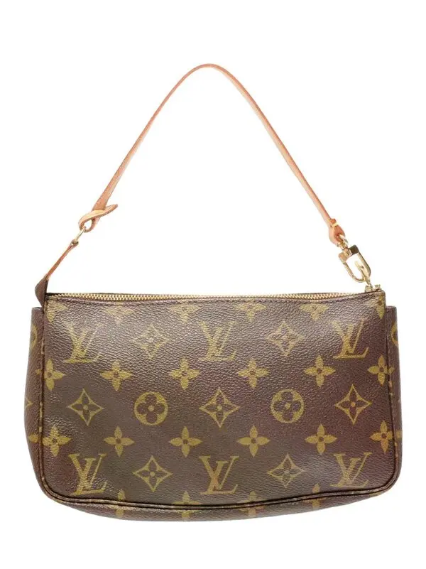 LOUIS VUITTON Monogram Pochette Accessoires Shoulder Bag - Brown
