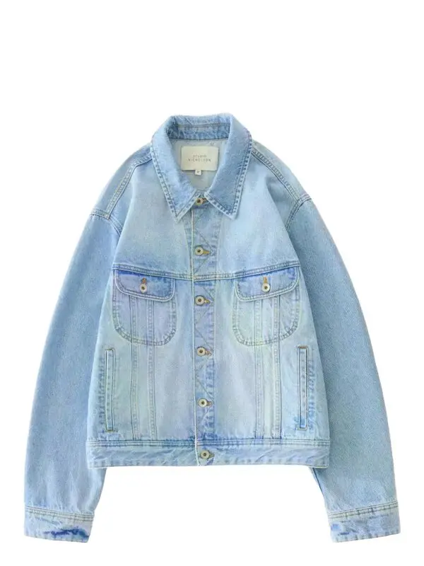 Studio Nicholson Derby Denim Jacket - Blue