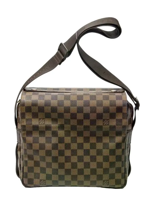 LOUIS VUITTON Naviglio Damier Ebène Cross Body Bag - Brown