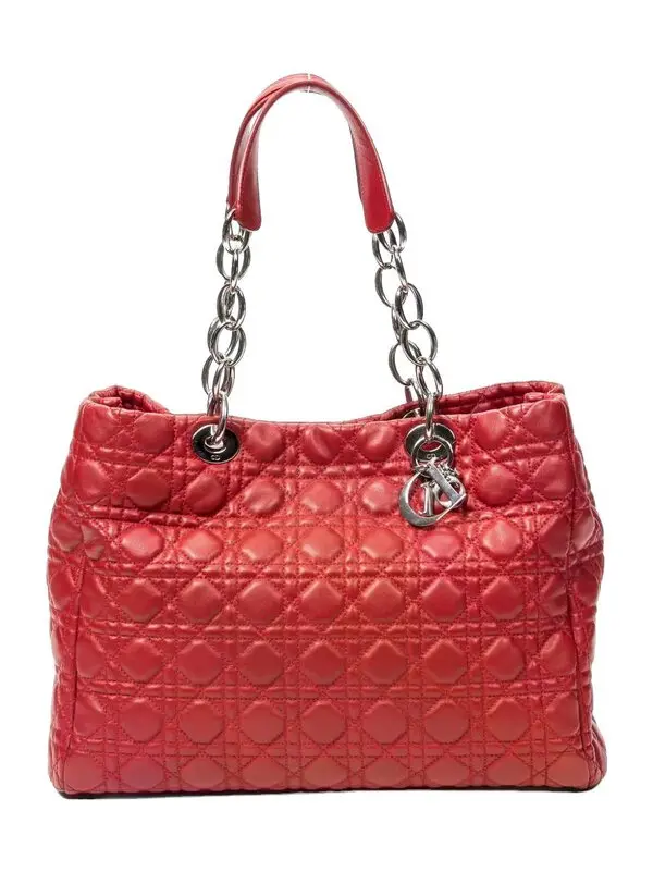 Dior Soft Shopping Tote Bag - Red